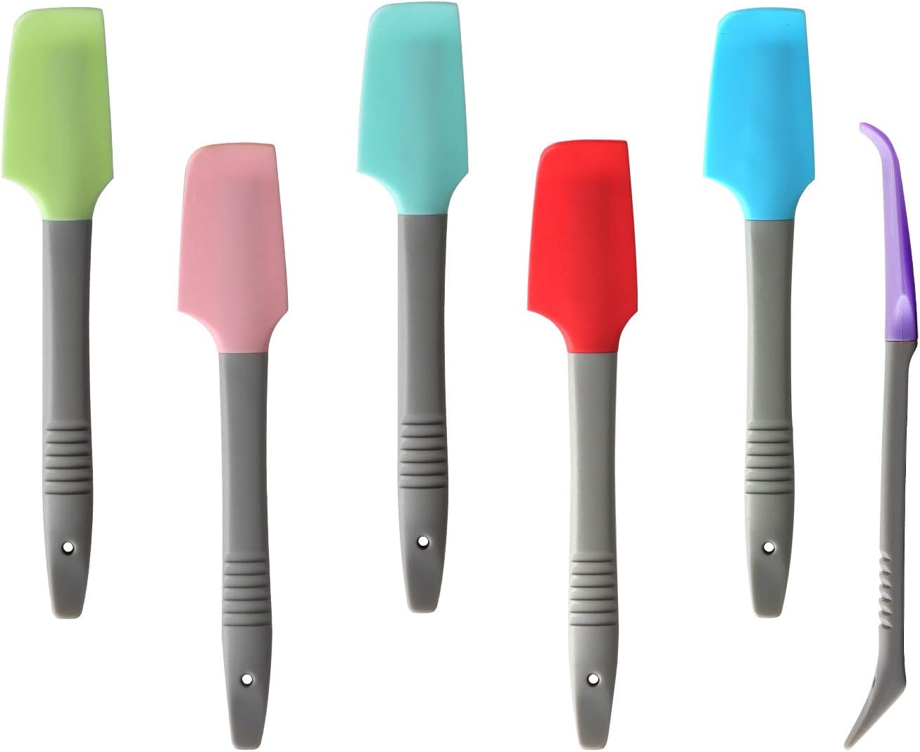 Amazon.com: Goodful Silicone and Beechwood Mini Kitchen Utensil Set ...