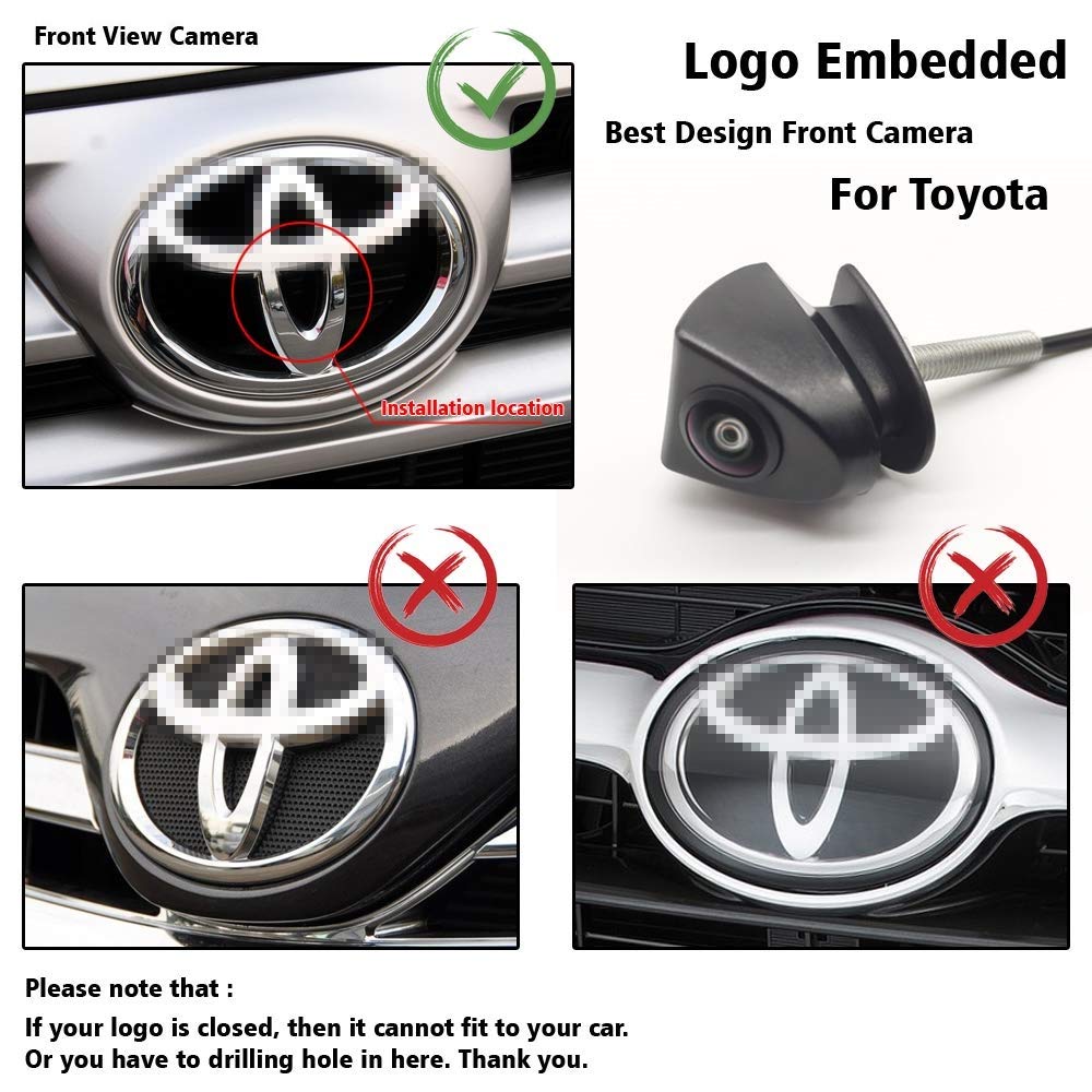 HD 720p Front View camera Logo Embedded front Camera Night Vision ...