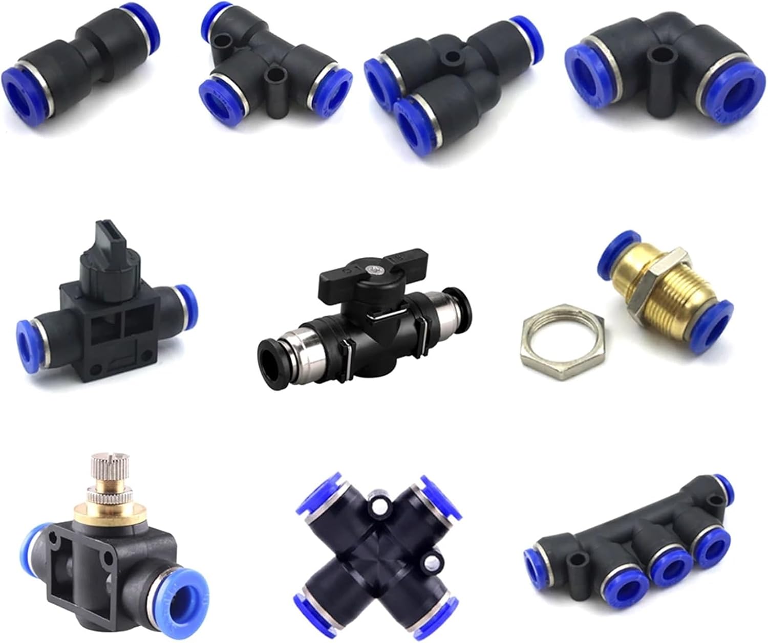 Pneumatic fittings PY/PU/PV/PE/HVFF/SA water pipes and pipe connectors ...