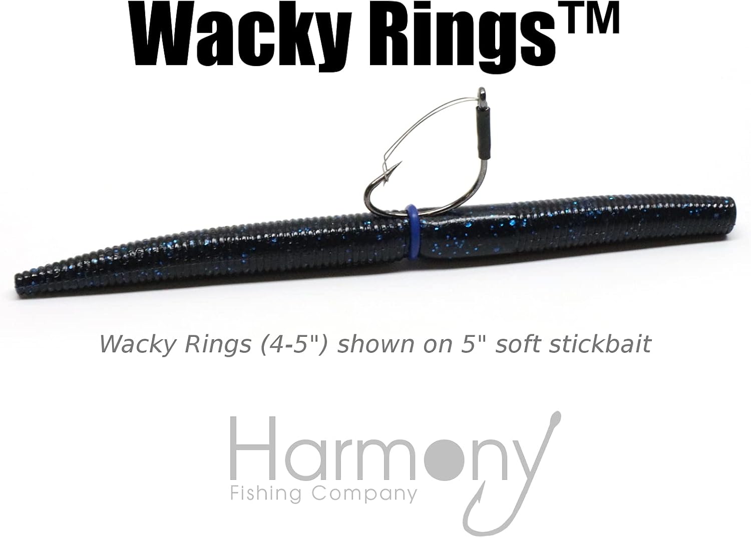 Wacky Rings – (Bruiser Blue O-Rings For Wacky Rigging Senko Worms (100 ...