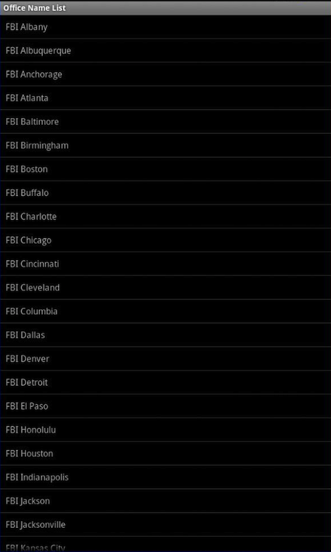 FBI Field Offices: Federal Bureau of Investigation - App on Amazon Appstore
