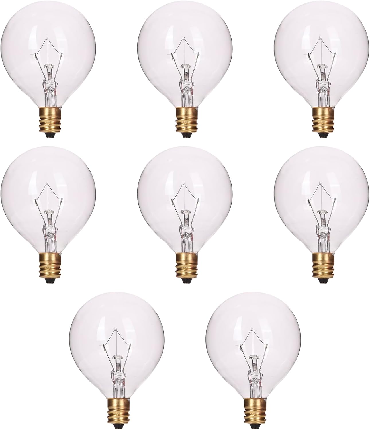 HINUAXBULB 8 Pack 40 Watt Wax Warmer Bulb Replacement Light Bulb for ...