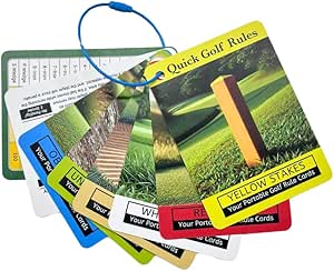 Amazon.com : Golf Rules Quick Reference 2024 & Golf Club Range Cards (8 ...