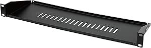 Amazon.com: Tecmojo 1U Server Rack Shelf,6inch Depth Rack Mount Shelf,Vented Cantilever Rack ...