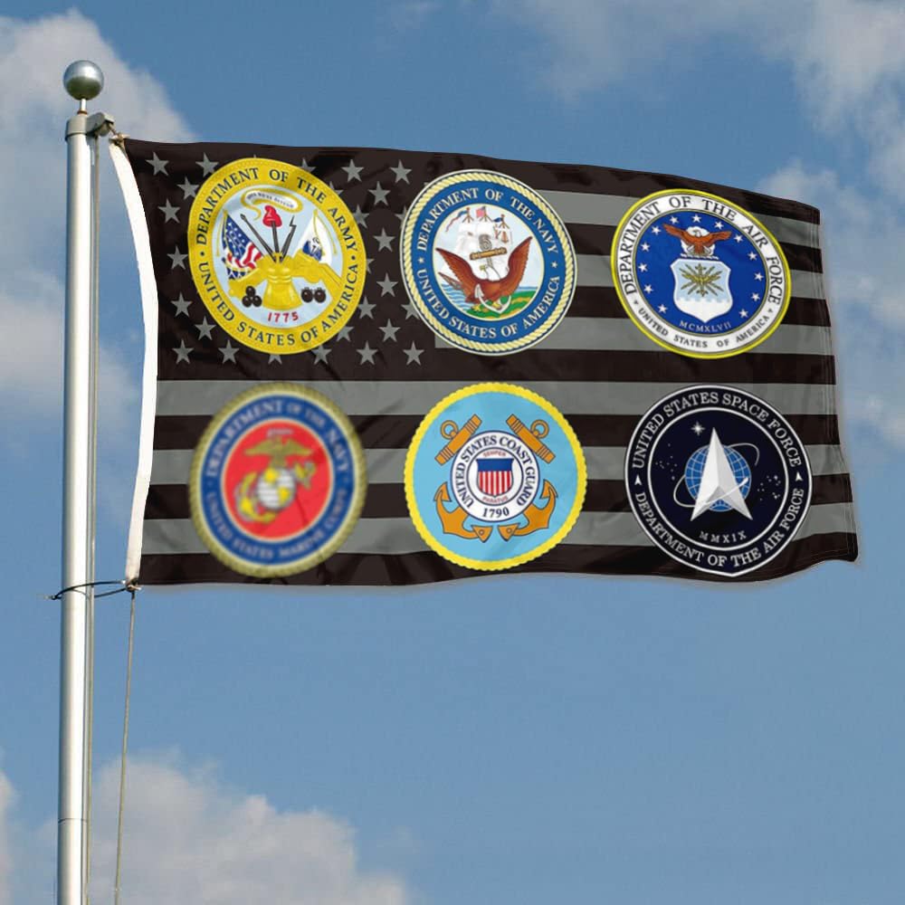 History United States Military Branch Flags