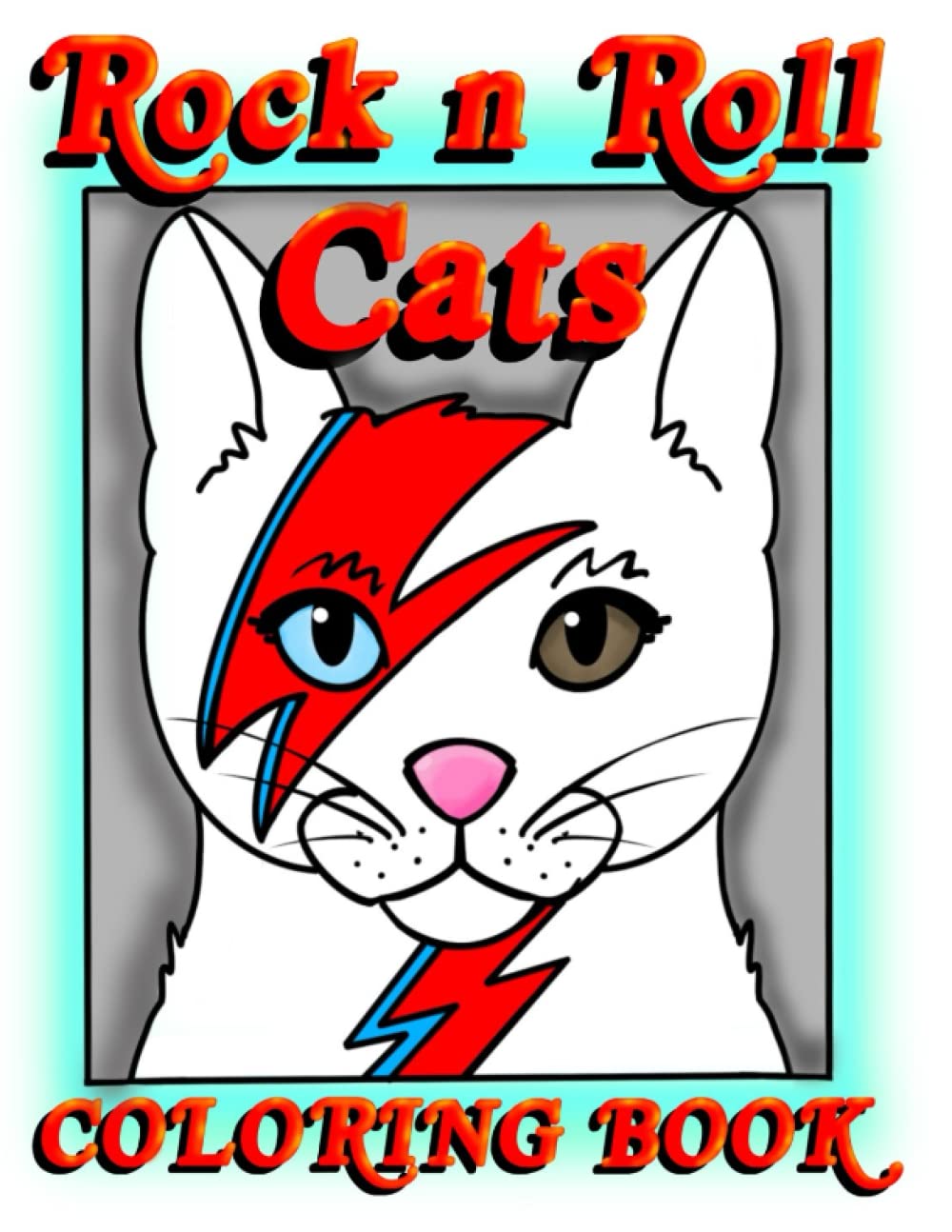 Amazon.com: Rock and Roll Cats Coloring Book: A Funny Music and Guitar ...