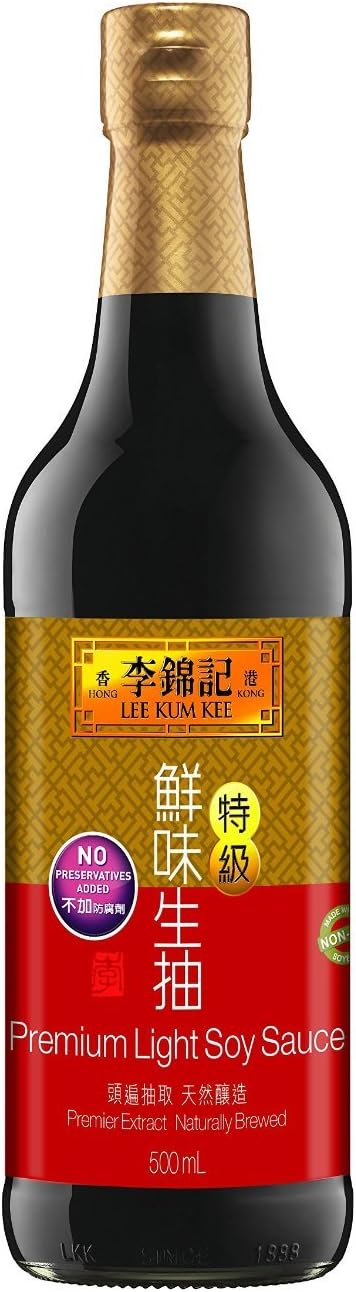 Amazon.com : Lee Kum Kee Premium Soy Sauce, 16.9-Ounce Bottle (Pack of 2) : Grocery & Gourmet Food
