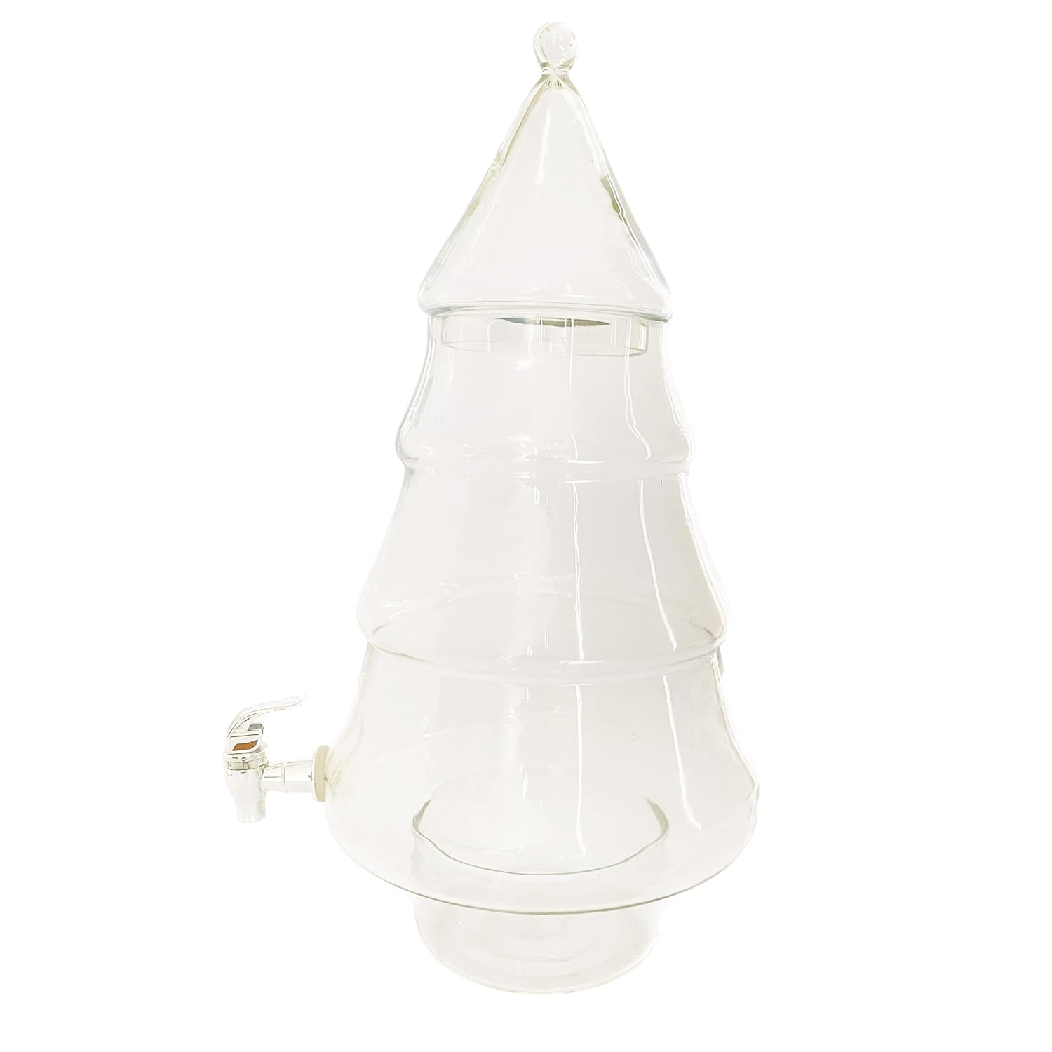 Amazon.com: Creative Co-Op 8 Quart Glass Tree Shaped Beverage Dispenser ...