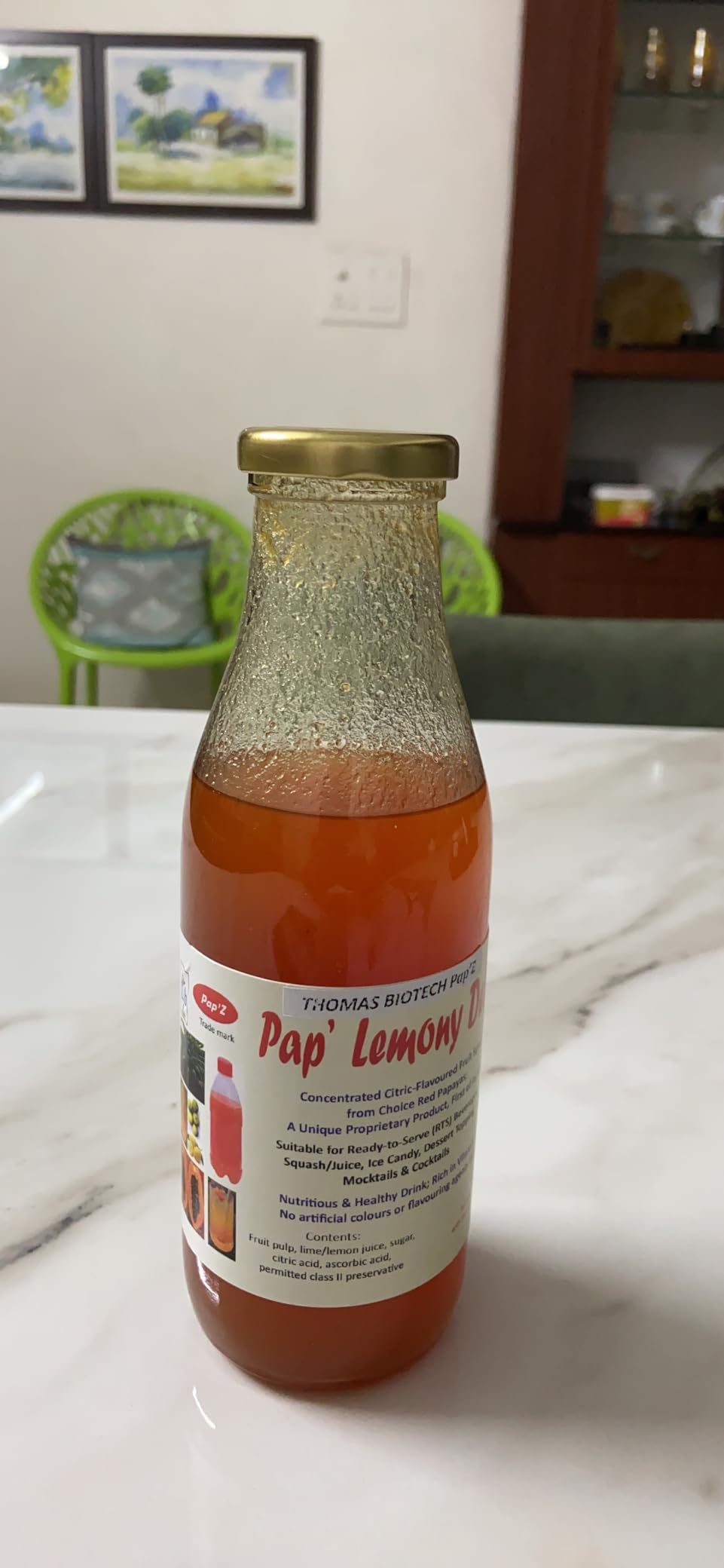 THOMAS BIOTECH Pap’Z LEMONY DELIGHT: Citric flavored Papaya Fruit ...