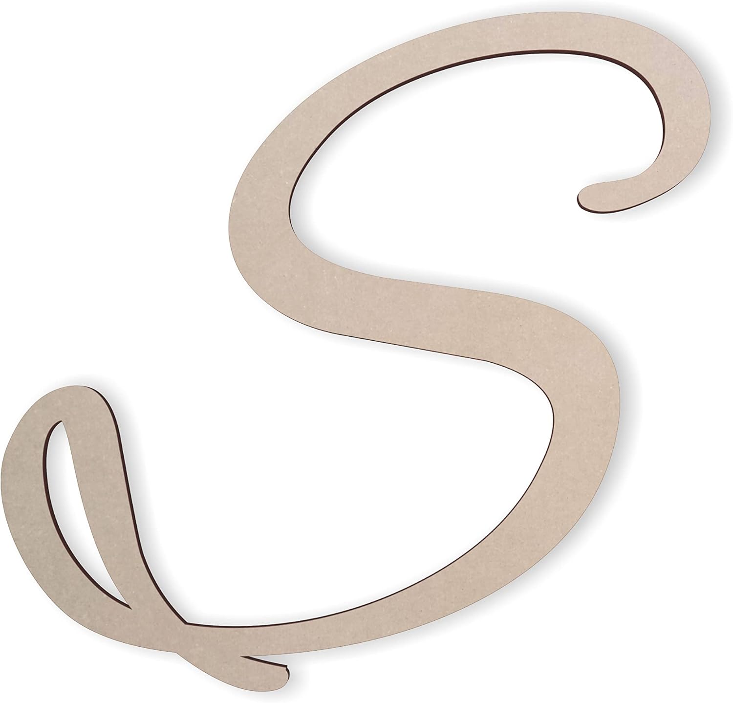 Amazon.com: Wooden Letters by Jess and Jessica Cursive Wood Letter for ...