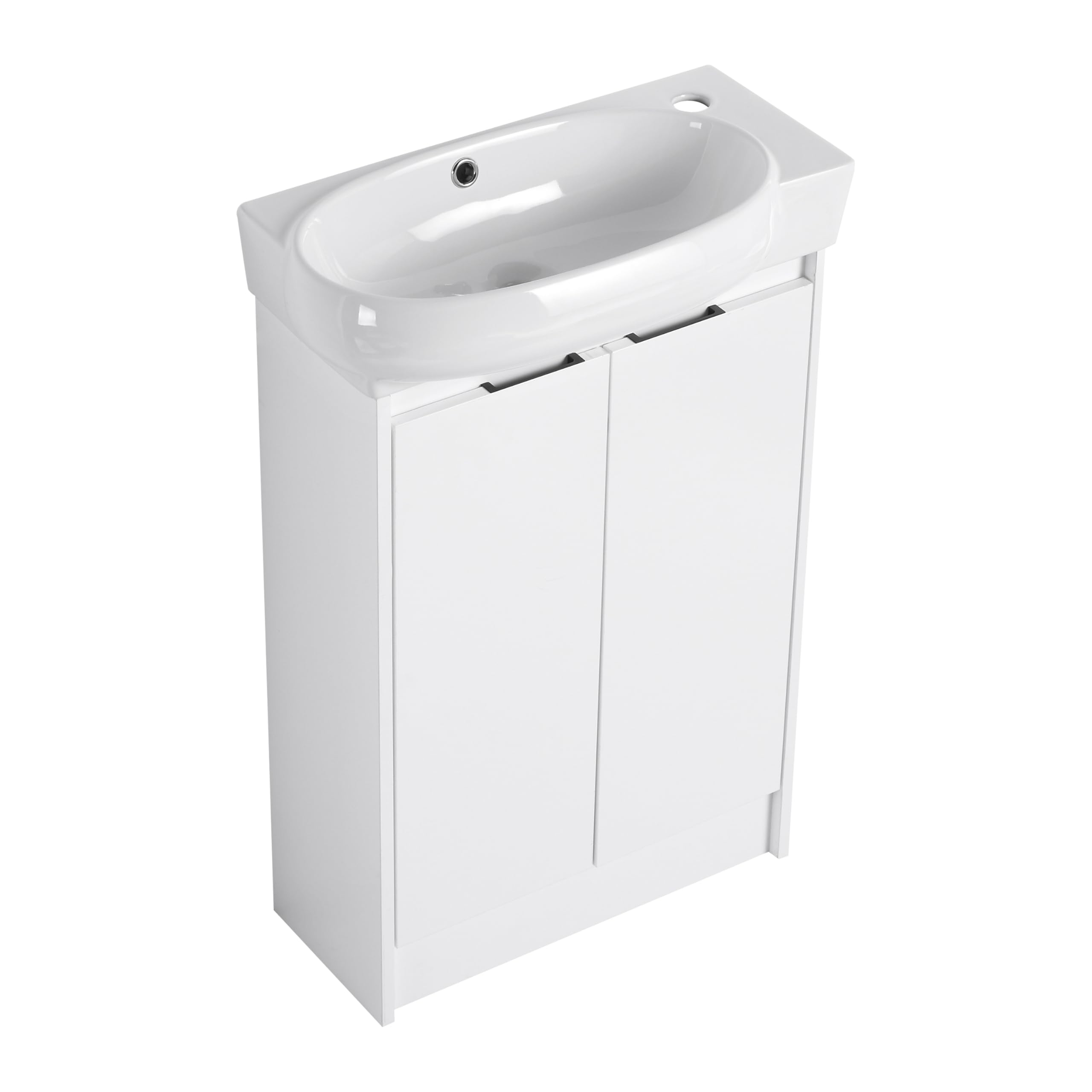 Amazon.com: 23" Small Bathroom Vanity with Sink, Freestanding Bathroom ...