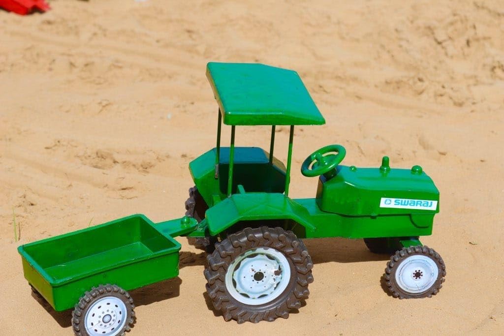 Heavy Quality Big Size Toy Tractor with Trolley for Boys Unbreakable ...
