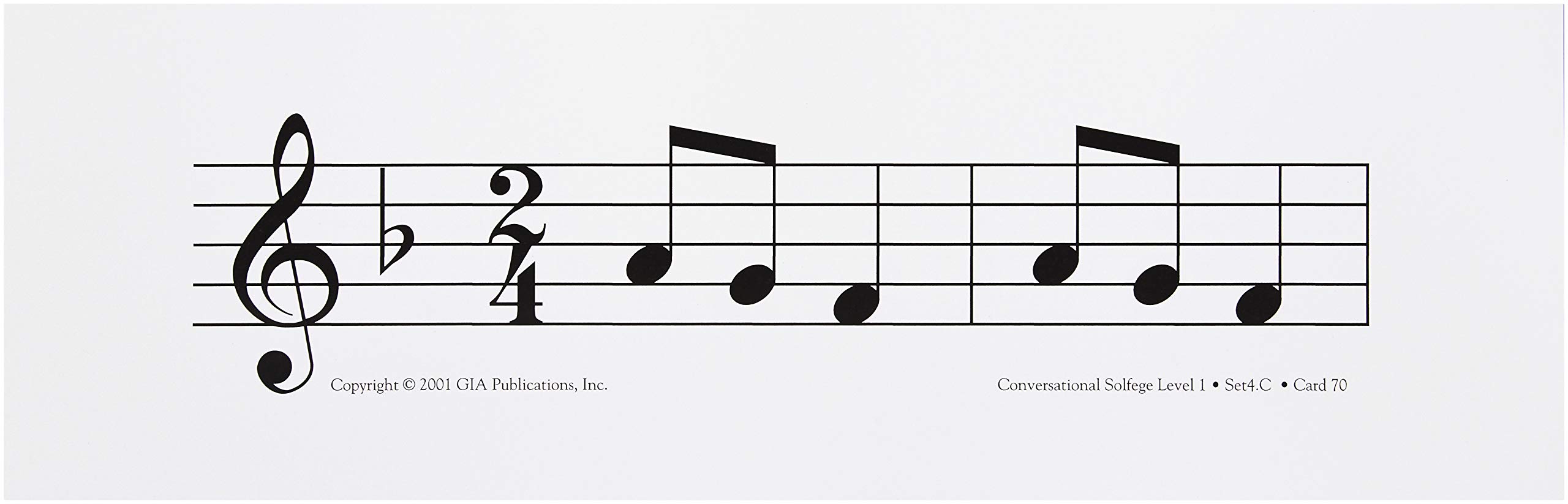 Conversational Solfege, Level 1 Flashcards: John Feierabend ...