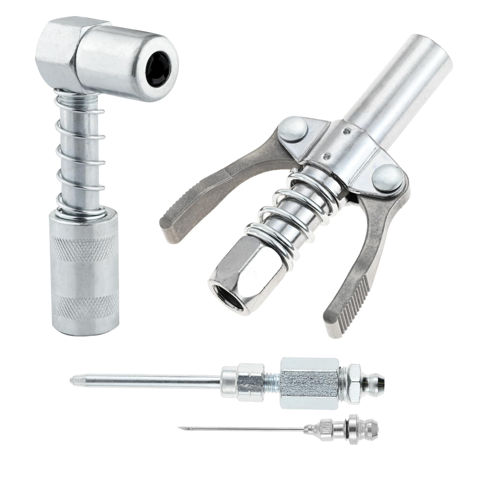 90 Degree Coupler Adapter And Needle Tip Dispenser Kit 4-Piece Grease ...