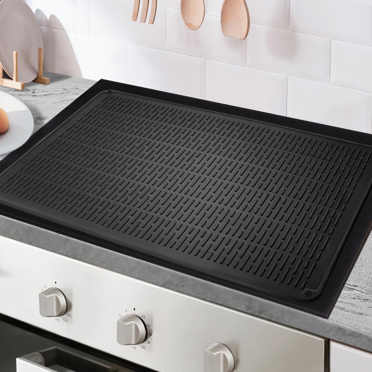Amazon.com: Silicone Electric Stove Cover Mat - 28 x 20 Ceramic Stove ...