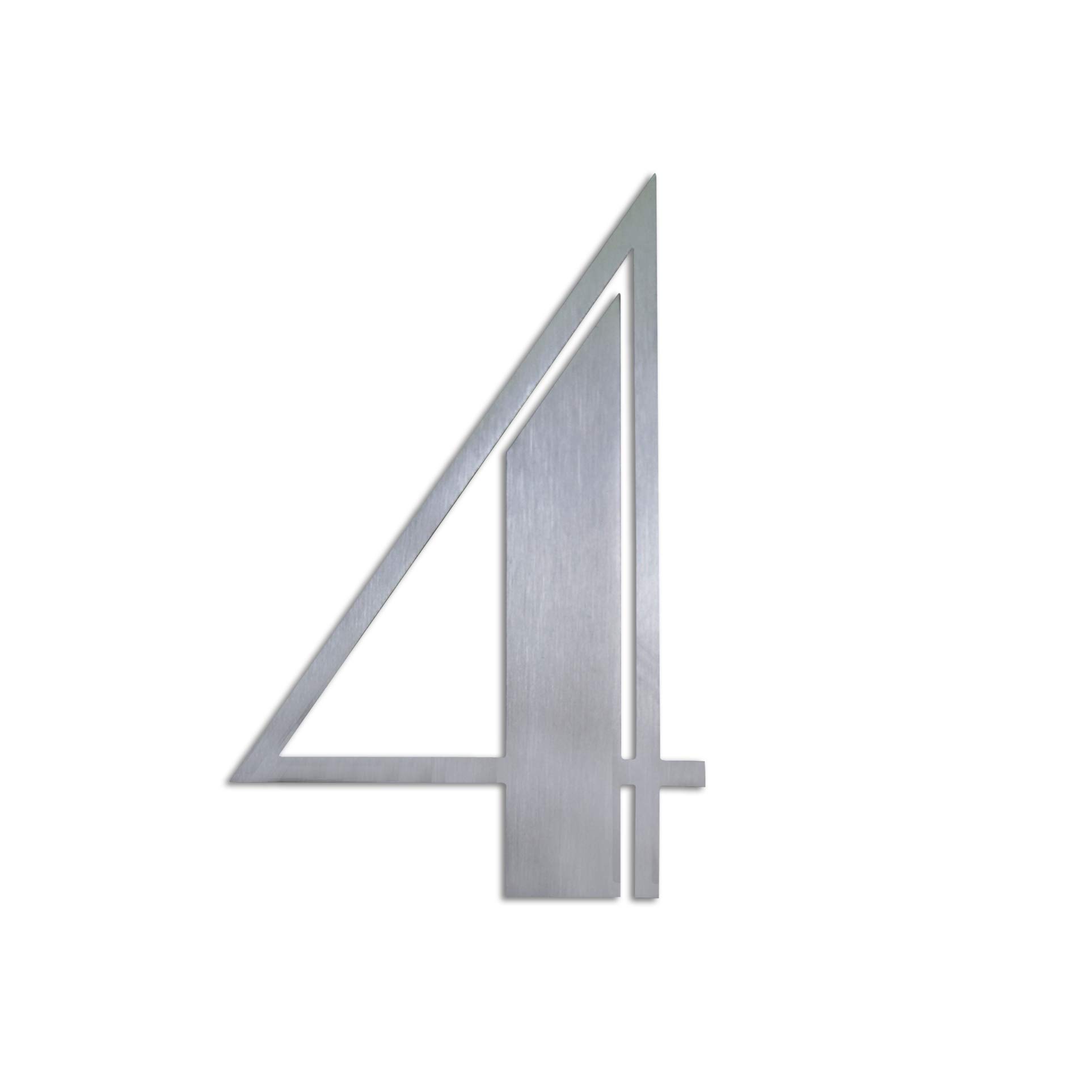 Snapklik.com : NACH Floating House Numbers, 6 Inch Stainless Steel ...