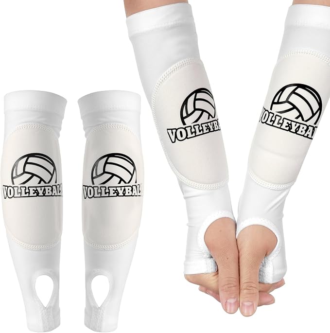 Amazon.com: Abeillo Volleyball Arm Sleeves Passing Hitting Forearm ...