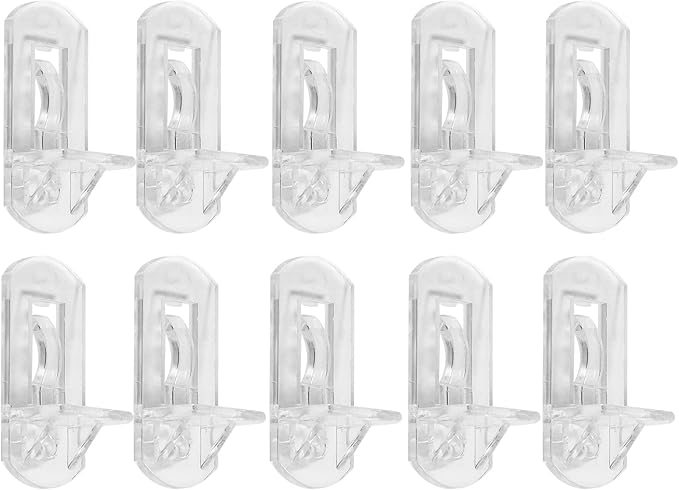 Amazon.com: Jamiikury 10pcs Locking Shelf Support Pegs, 8mm Shelf Pins ...