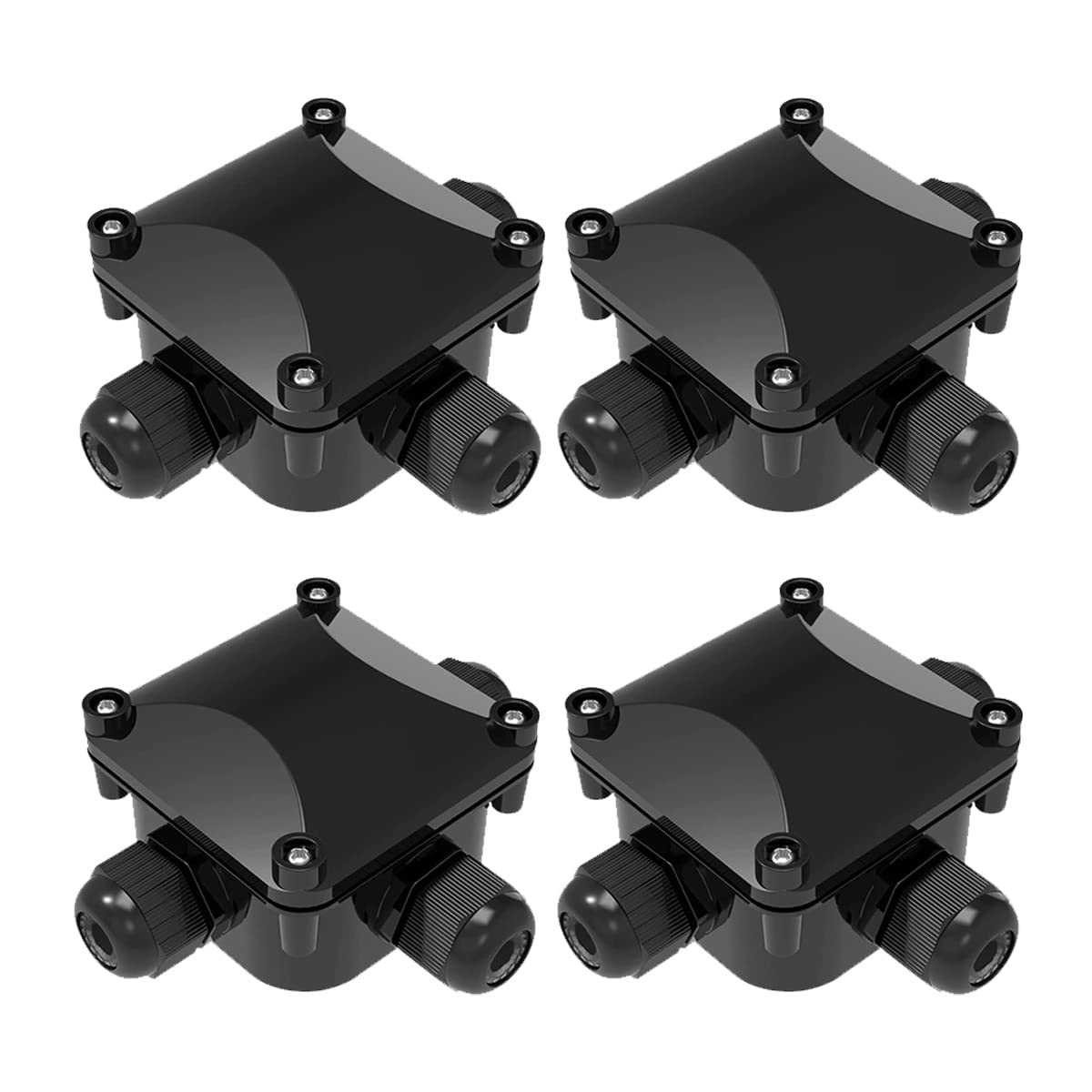 COMOPEZ Waterproof Electrical Junction Box 3 Way Outdoor Cable ...