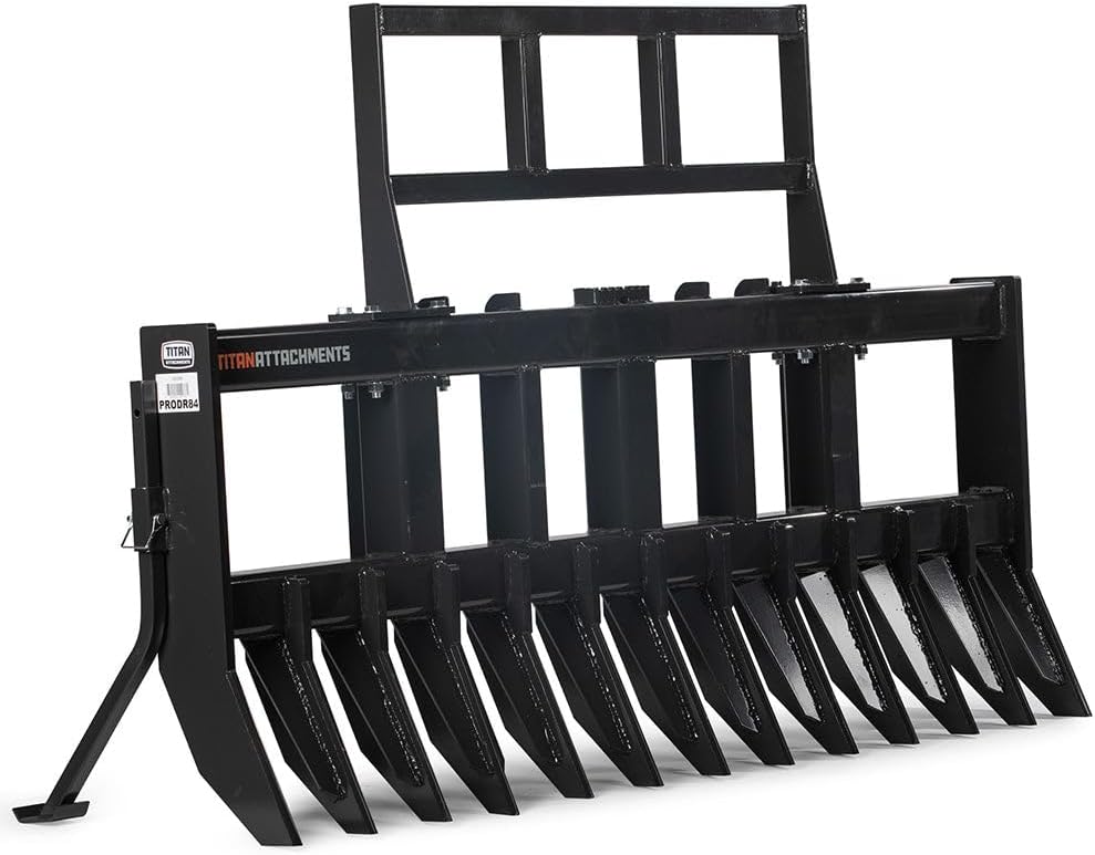 Amazon.com: Titan Attachments Pro Series 84" Root Rake Attachment ...