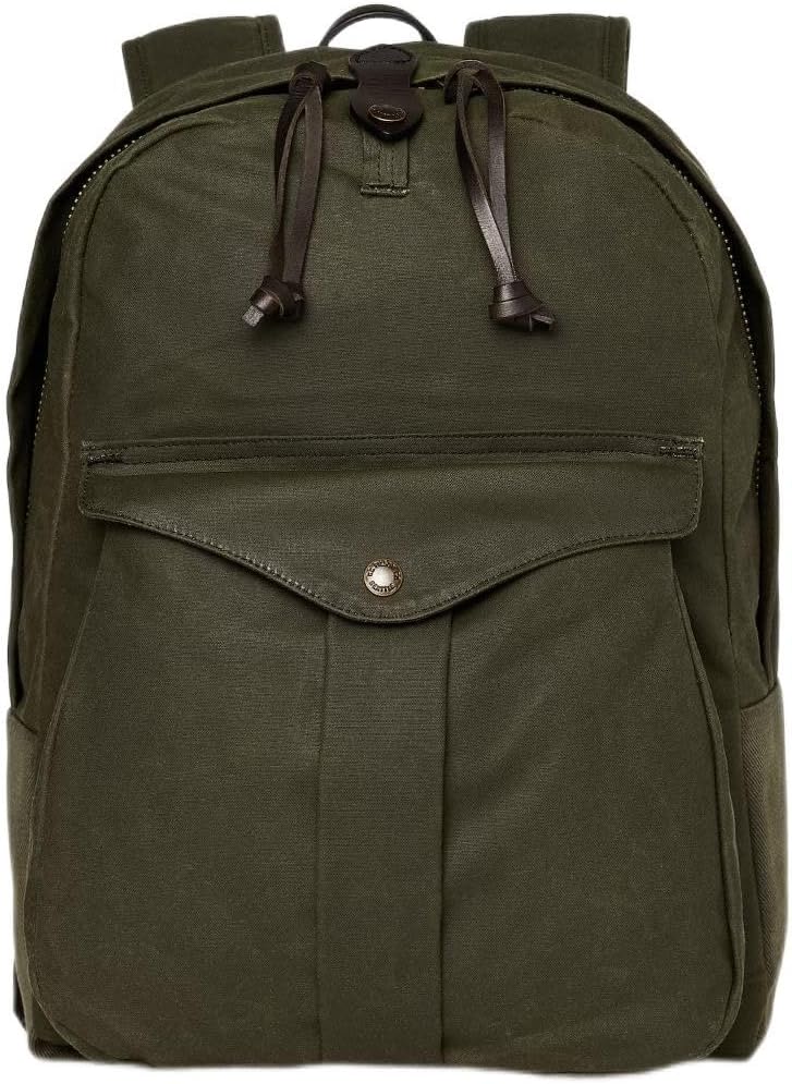 Amazon.com: Filson Journeyman Tin Cloth Backpack Laptop Sleeve Otter ...