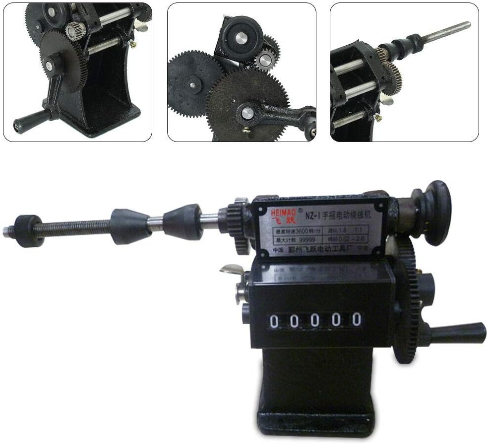 Epidioxi Manual Coil Winding Machine 1/16"- 1/2" Hand Coil Winder with ...