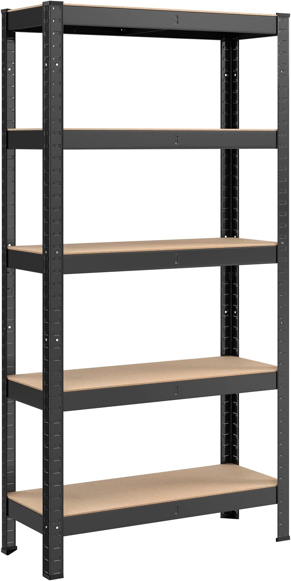 SONGMICS 5-Tier Shelving Unit, Steel Shelving Unit for Storage ...