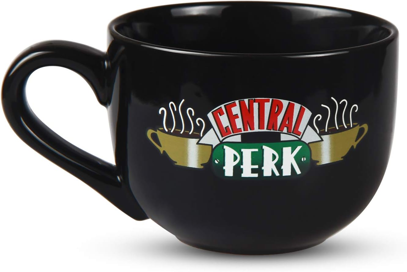 Amazon.com: PuGez for Friends Central Perk Latte Ceramic Coffee Mug ...