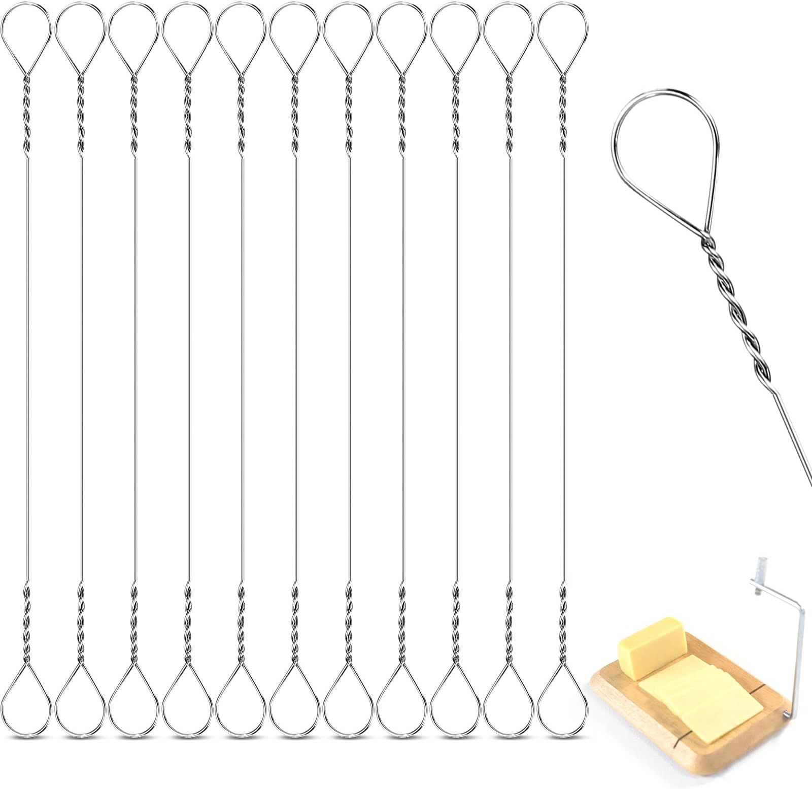 Amazon.com: Digby & Nelson Spare Cheese Wires - Set Of 12, White, Large ...