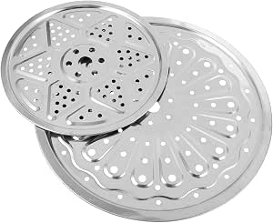 Amazon.com: OUNONA 2pcs Stainless Steel Steamer Rack Food Steamer ...