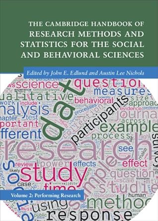 Amazon.com: The Cambridge Handbook of Research Methods and Statistics ...