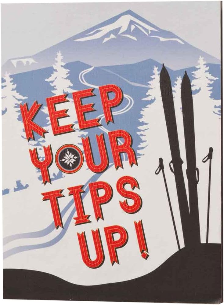 Amazon.com: Big Sky Carvers Tips Up Ski Sign : Home & Kitchen