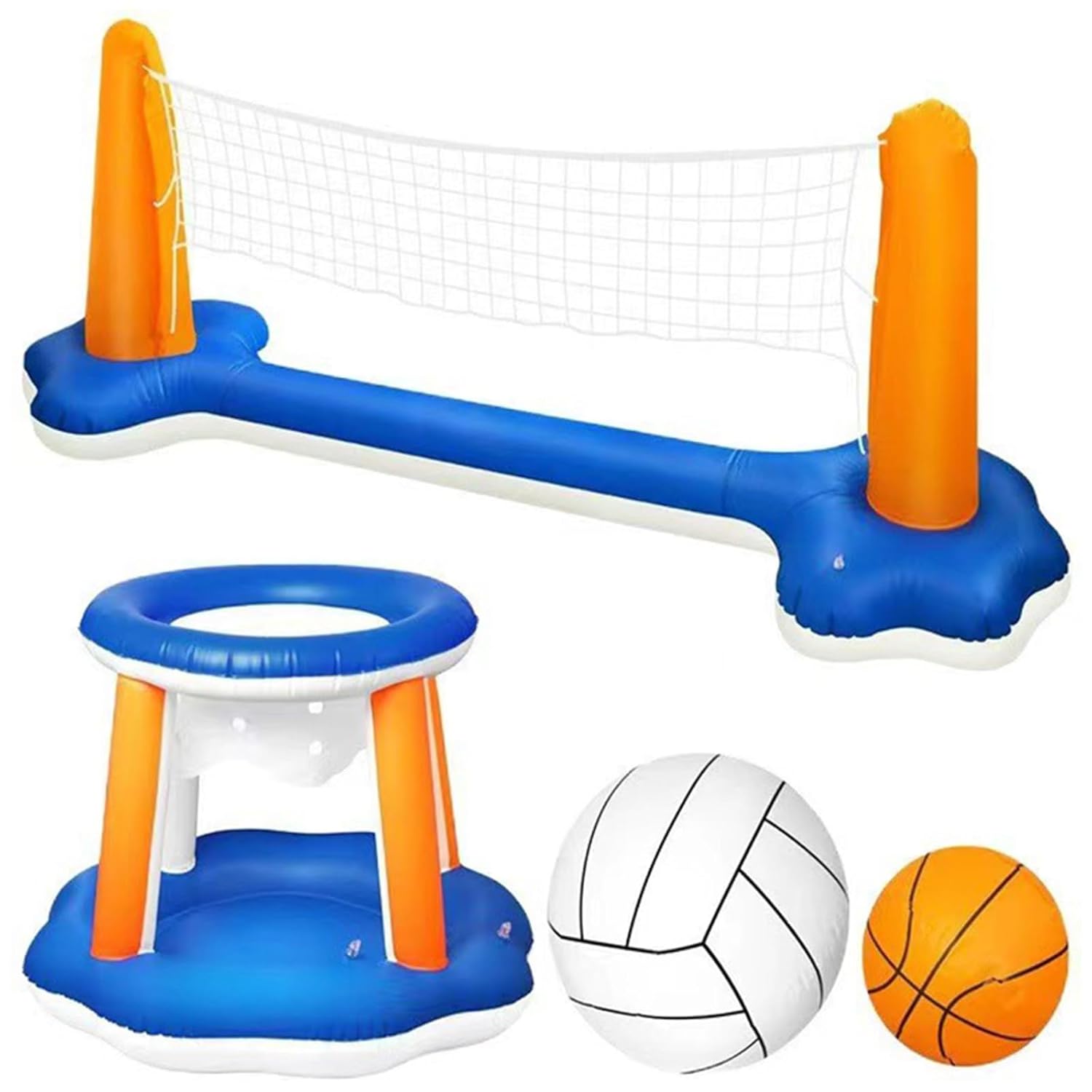 Buy Splash Net Air, inflatable pool ball games - includes floating net ...