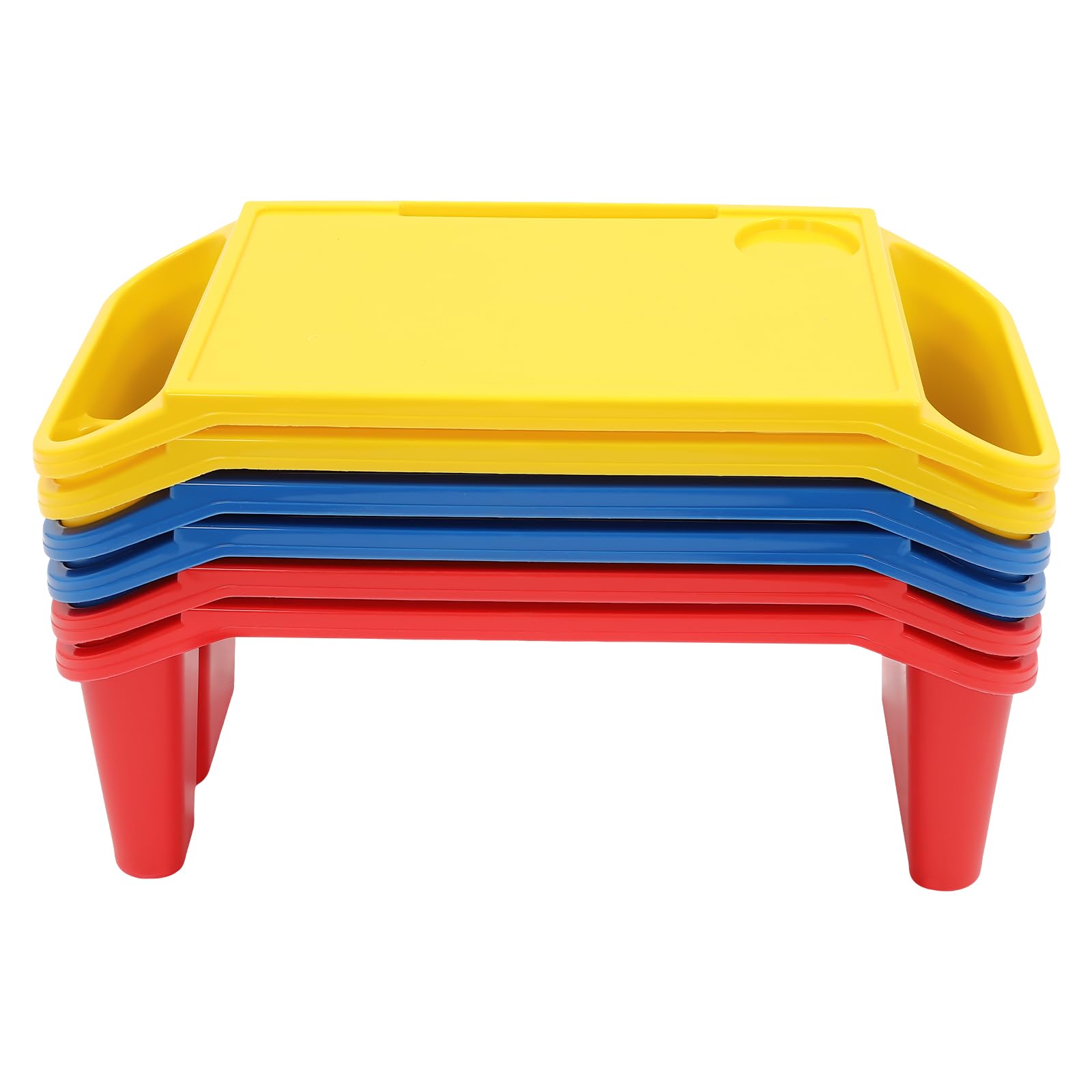 Amazon.com: CNCEST 6Pcs Kids Lap Desk Tray, Plastic Breakfast Laptop ...