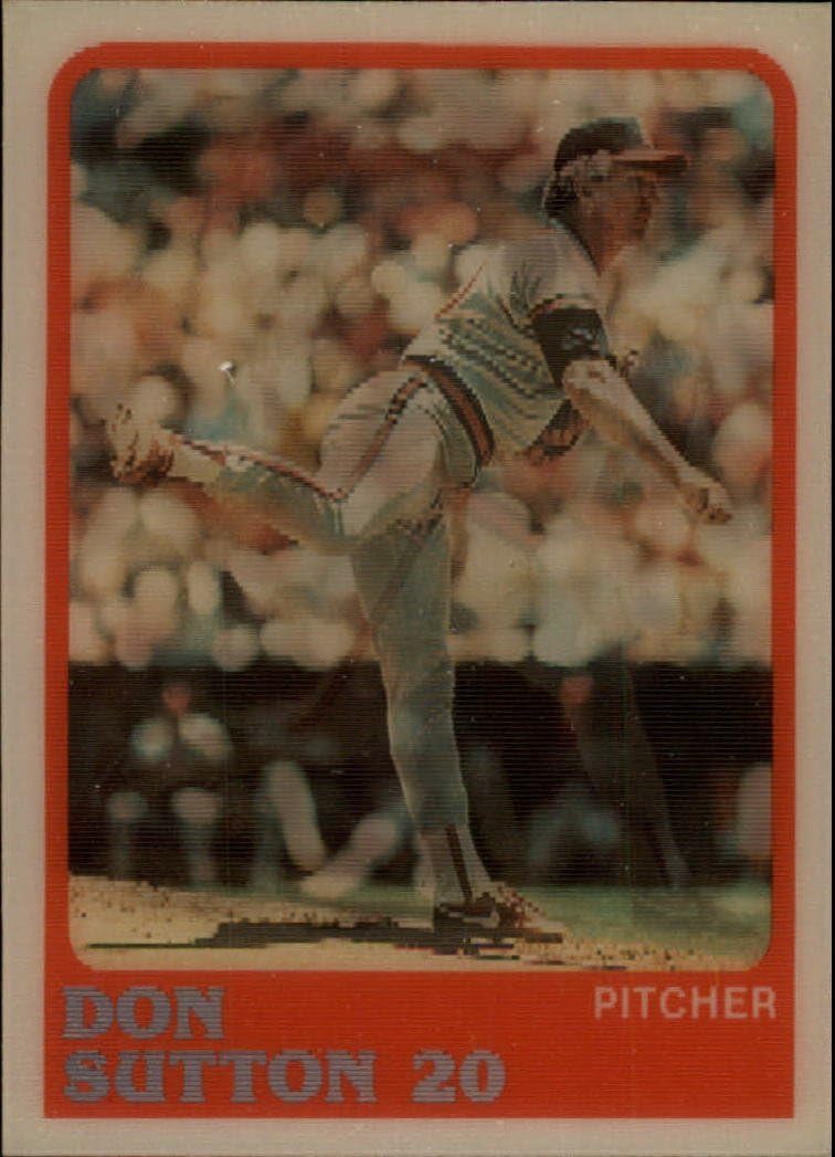 Amazon.com: 1988 Sportflics Baseball Card #213 Don Sutton ...