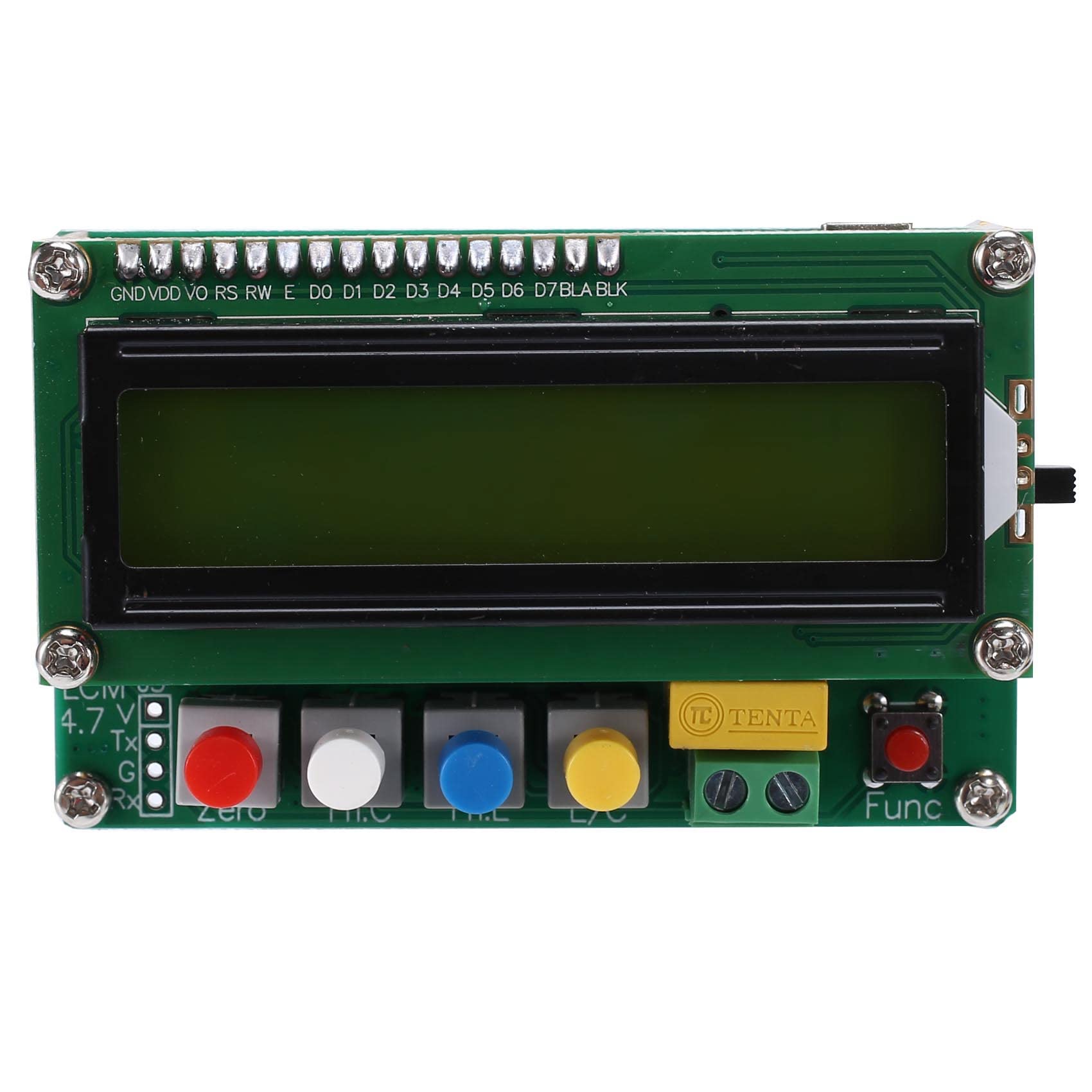 Souhgaue 1 Set Digital LCD Capacitance Meter Full-featured Inductance ...