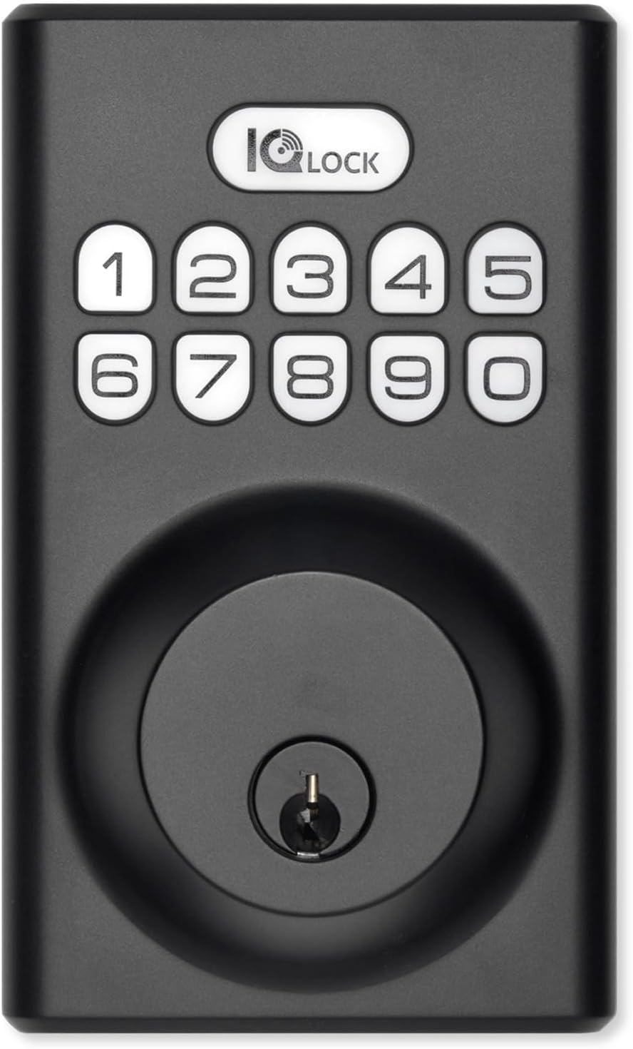 Qolsys IQ Lock-PG Push Button Deadbolt User Manual