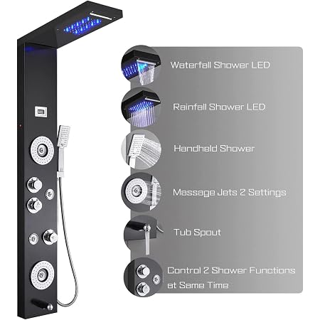 Valore VS-1205 Simplicity Retrofit Shower Panel - Amazon.com