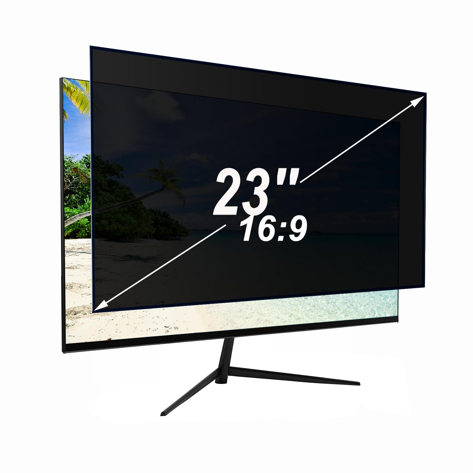 Amazon.com: Ceydebne 23 Inch Privacy Screen for Monitor with 16:9 ...