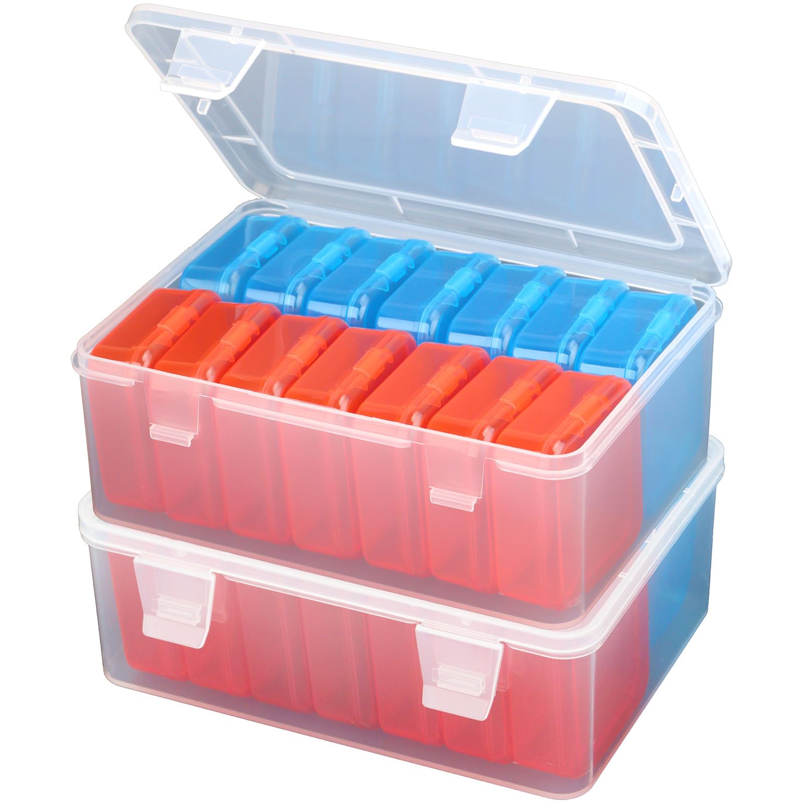 Amazon.com: Mathtoxyz Small Bead Organizers(Red, Blue), 30 Pieces ...