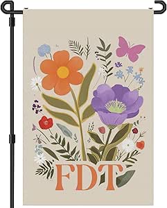 Amazon.com : BETEAM Subtle Anti Trump Flag Flower Trump Flag Double ...