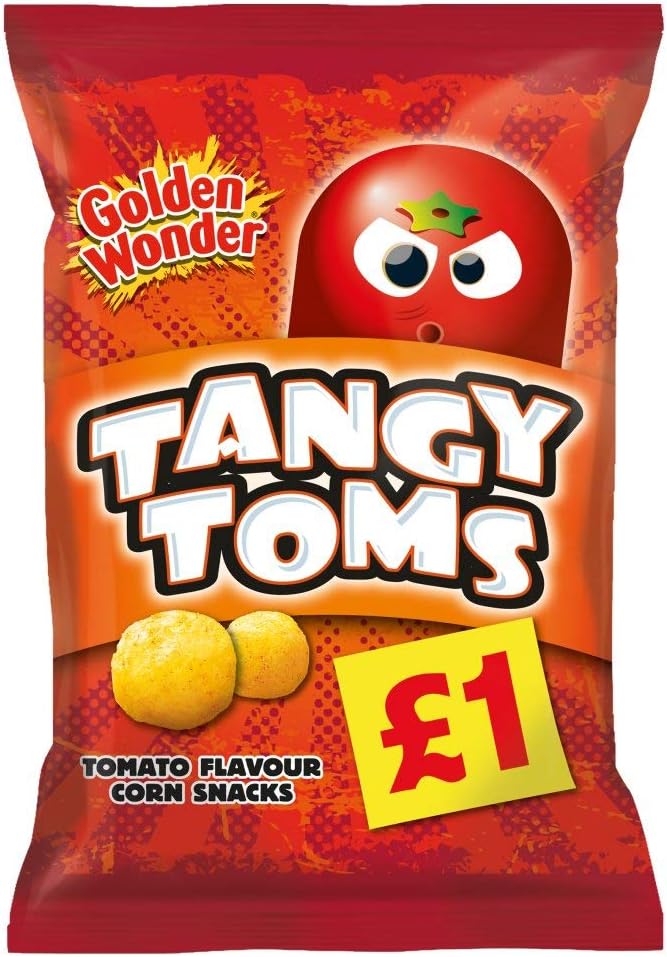 Golden Wonder Tangy Toms 110g x 12 : Amazon.co.uk: Grocery