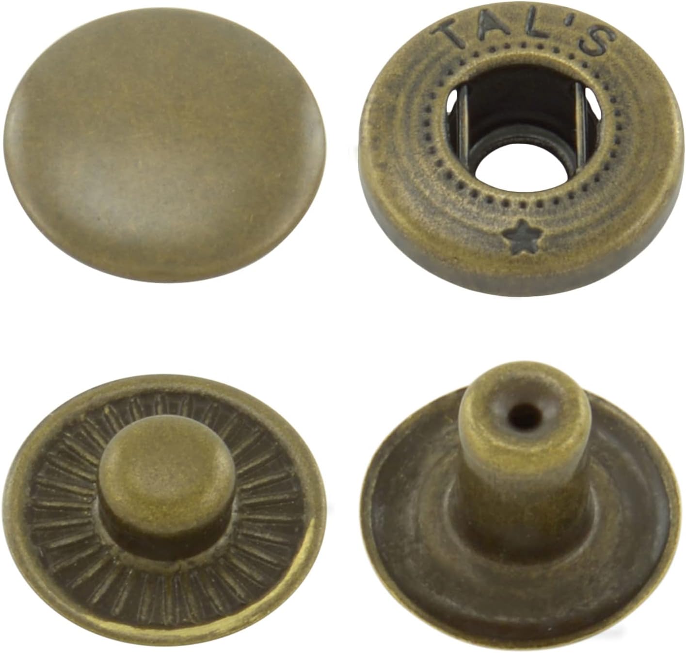 Press Studs S-Spring Press Studs Snaps Metal Buttons S-Spring System ...