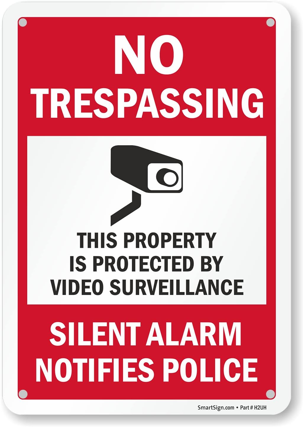 Amazon.com: SmartSign 10 x 7 inch “No Trespassing - This Property Is ...