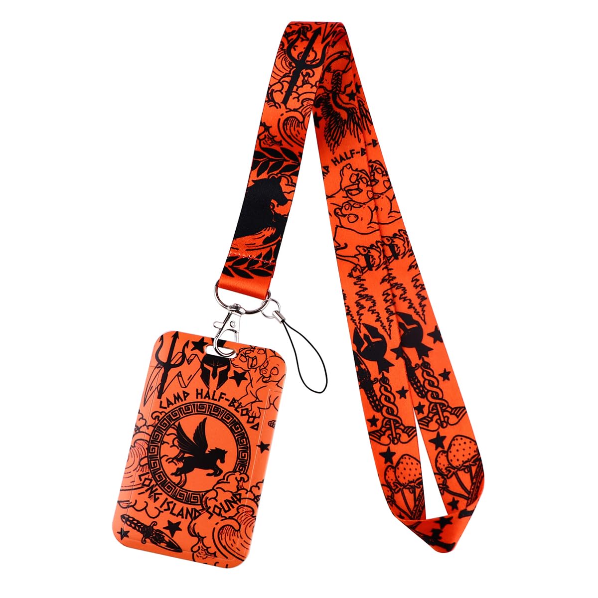 Amazon.com: TV Show Percy Jackon Lanyard Keychain, Anime ID Badges Key ...