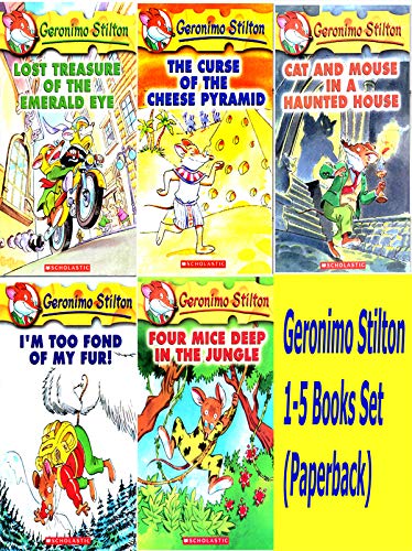 Buy Geronimo Stilton Books (#1-5): Lost Tresure of the Emerald Eye; the ...