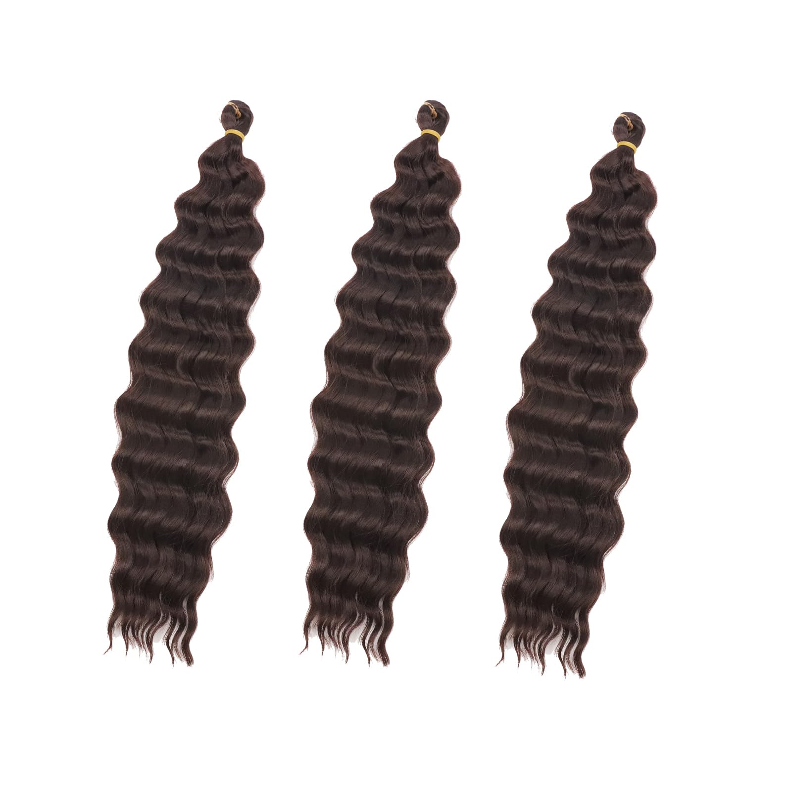 Snapklik.com : Deep Wave Braiding Hair Color 4 Water Wave Crochet Hair ...