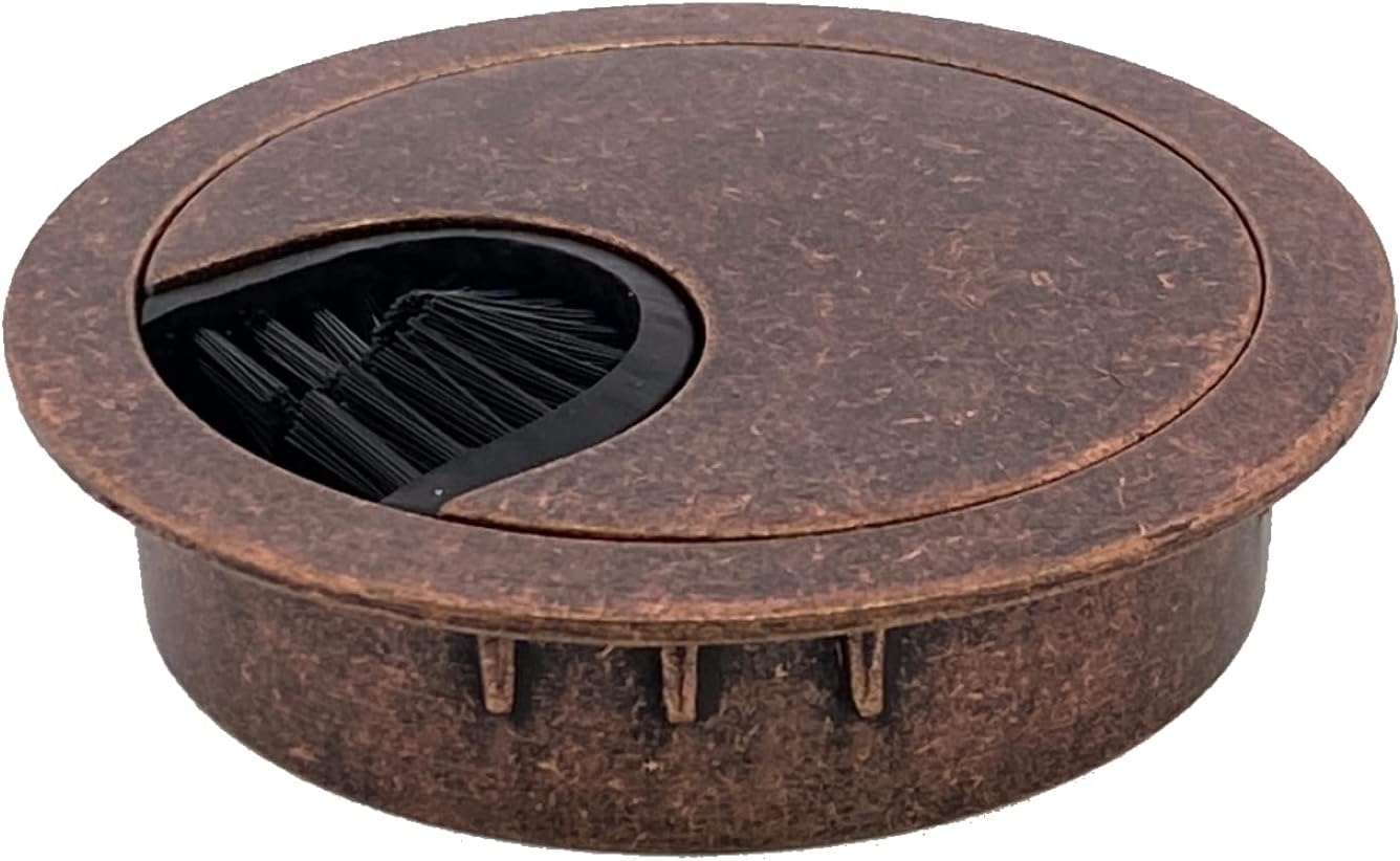 Amazon.com: Antique Copper Metal Cable Grommet - 2 Piece"Lock in ...