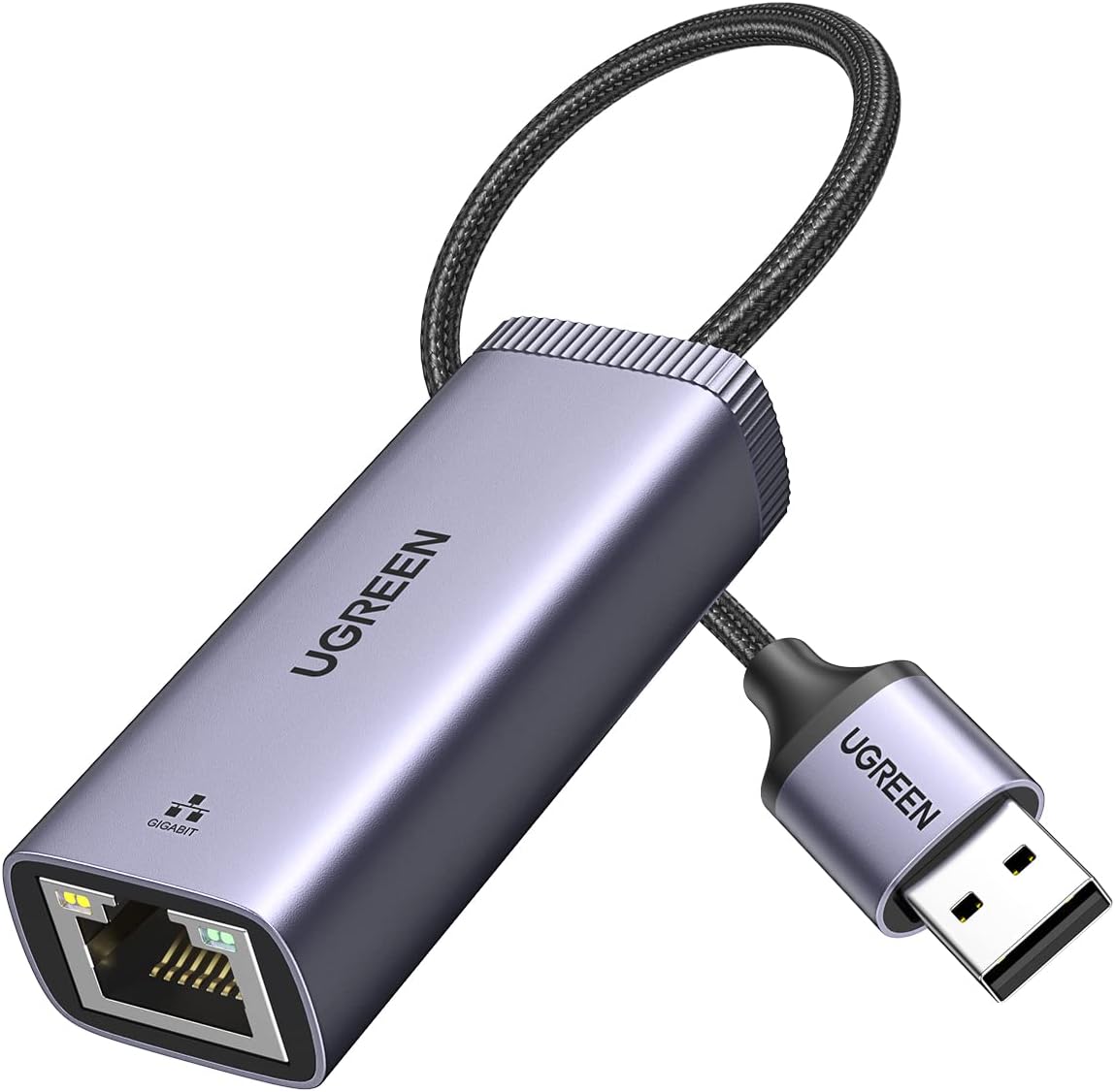 UGREEN USB Ethernet Adapter, RJ45 1Gbps Gigabit LAN Adaptor, Aluminum ...