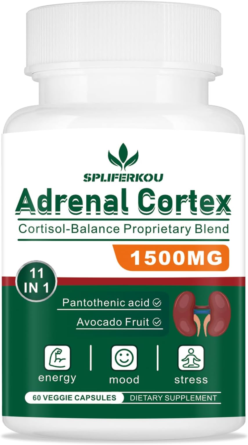 Amazon.com: THORNE Adrenal Cortex - Supplement for Cortisol Management ...